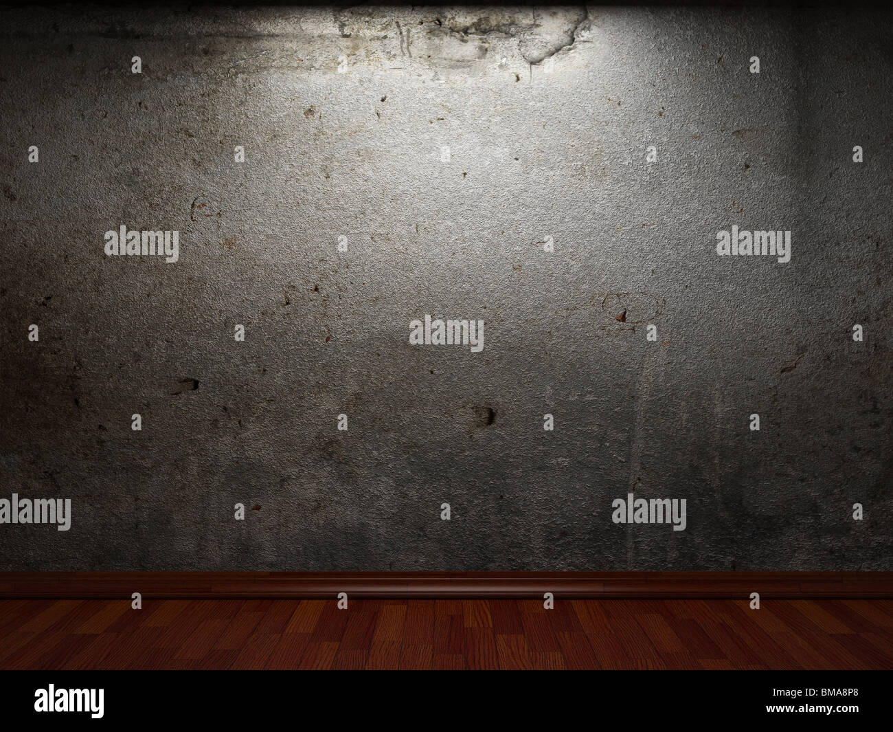 old concrete wall made in 3D graphics Stock Photo - Alamy