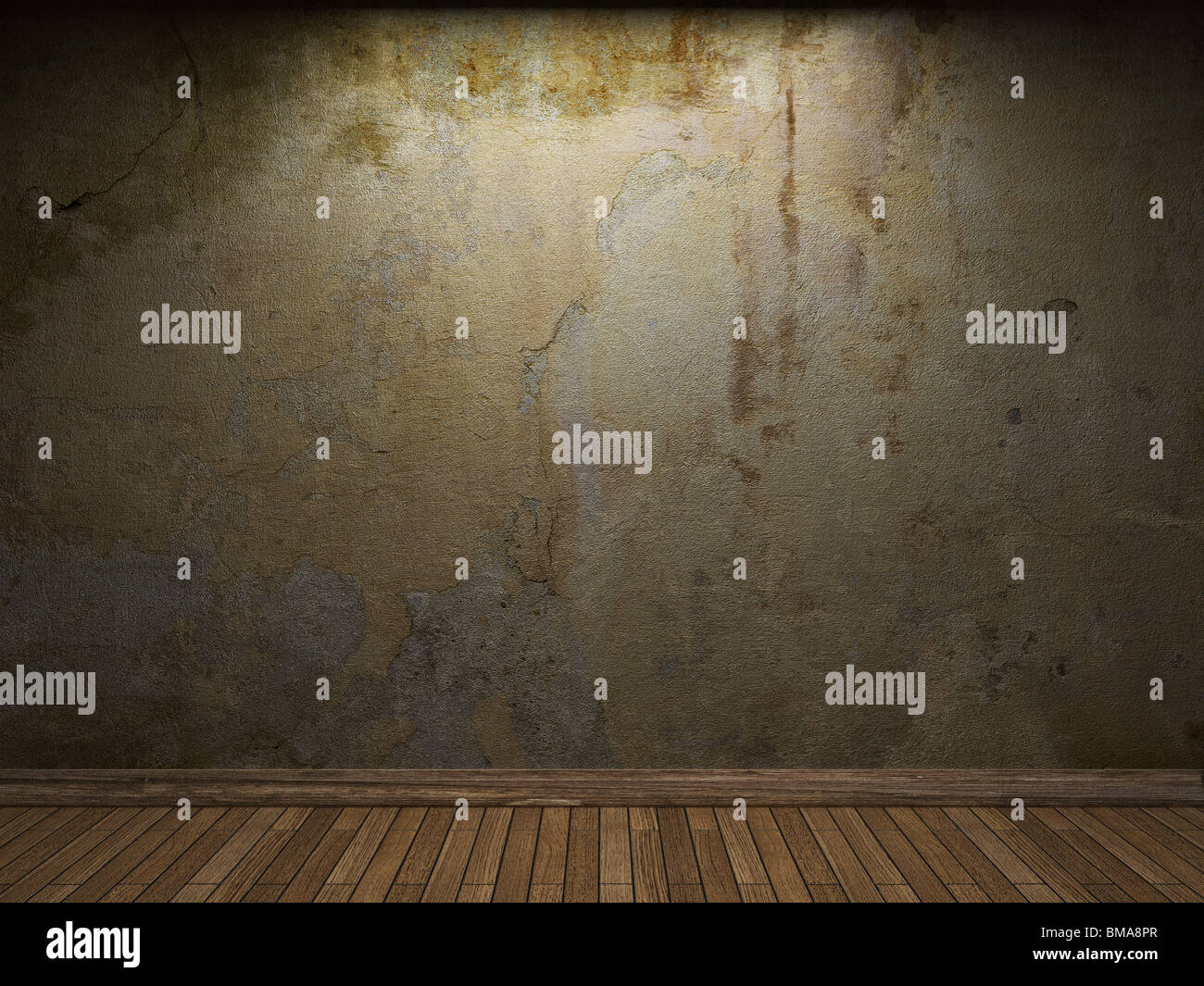 old concrete wall made in 3D graphics Stock Photo - Alamy