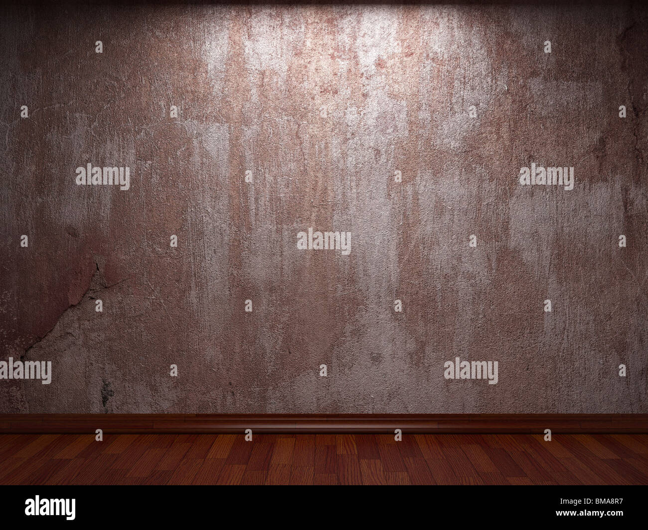 old concrete wall made in 3D graphics Stock Photo - Alamy