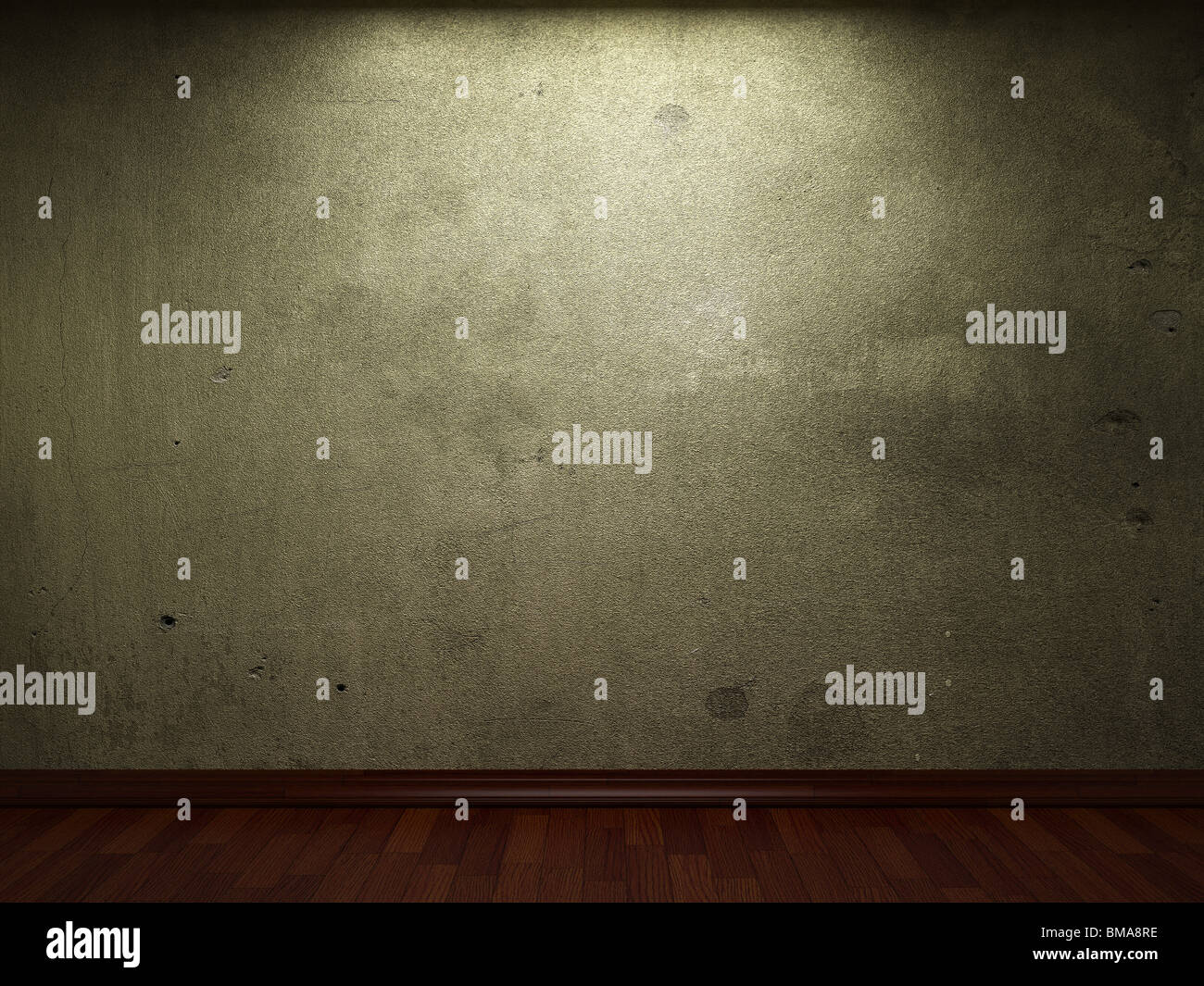 old concrete wall made in 3D graphics Stock Photo - Alamy