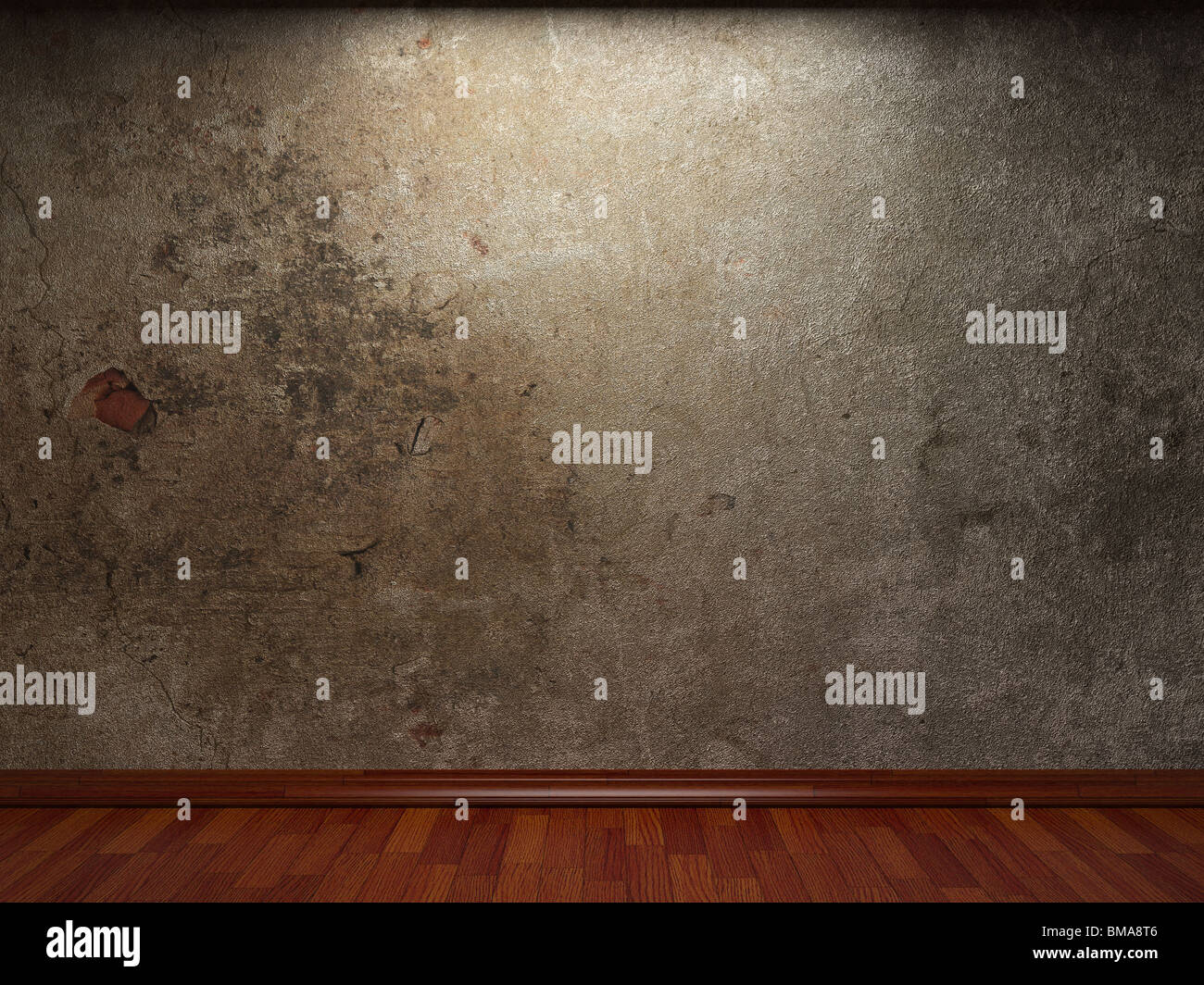 old concrete wall made in 3D graphics Stock Photo - Alamy