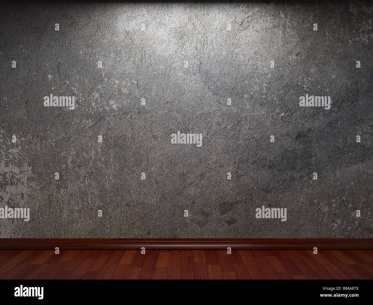 old concrete wall made in 3D graphics Stock Photo - Alamy