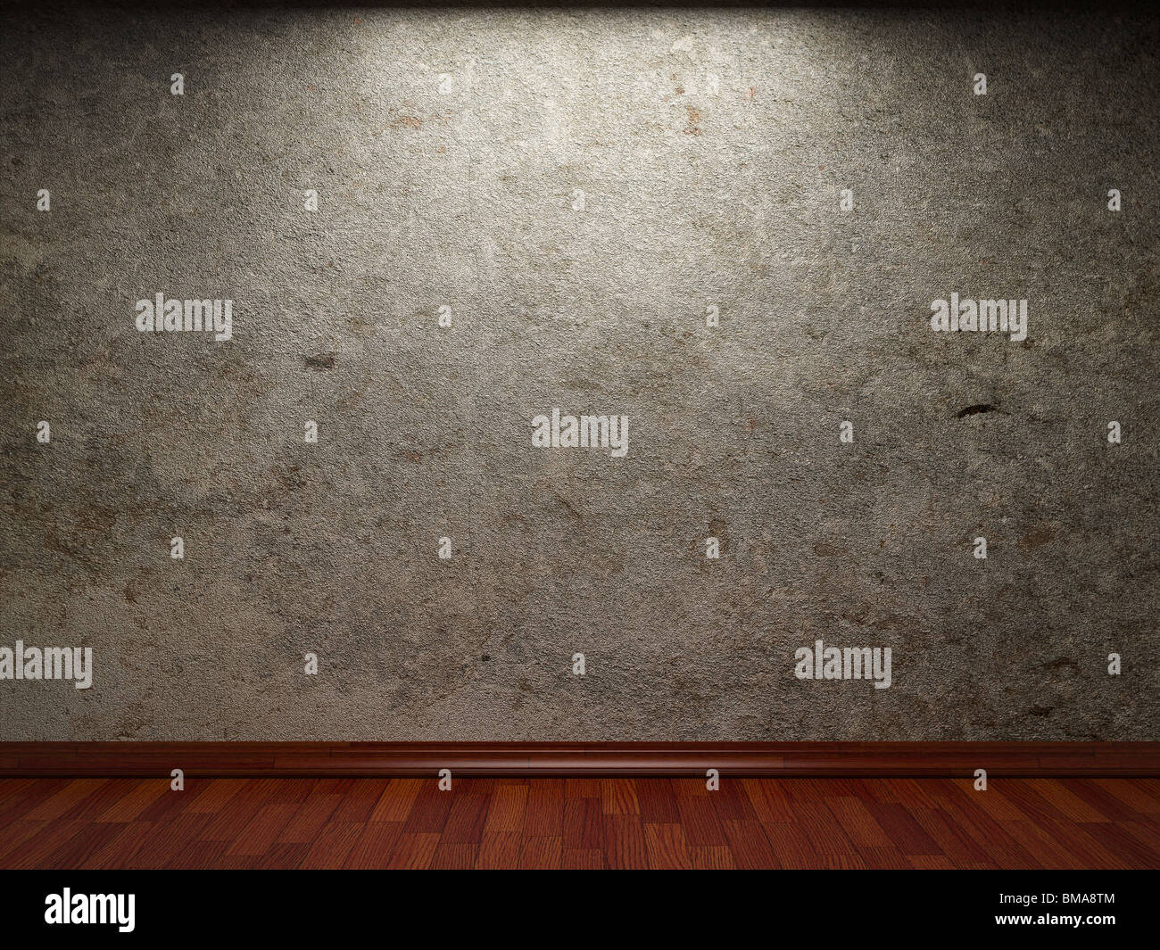 old concrete wall made in 3D graphics Stock Photo - Alamy