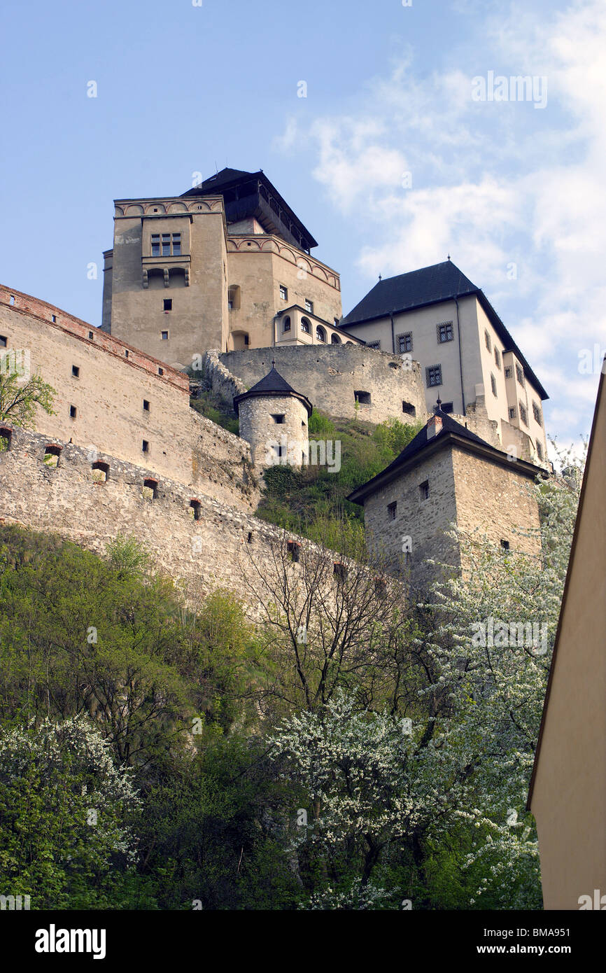 castle in Trencin - Slovakia Stock Photo - Alamy