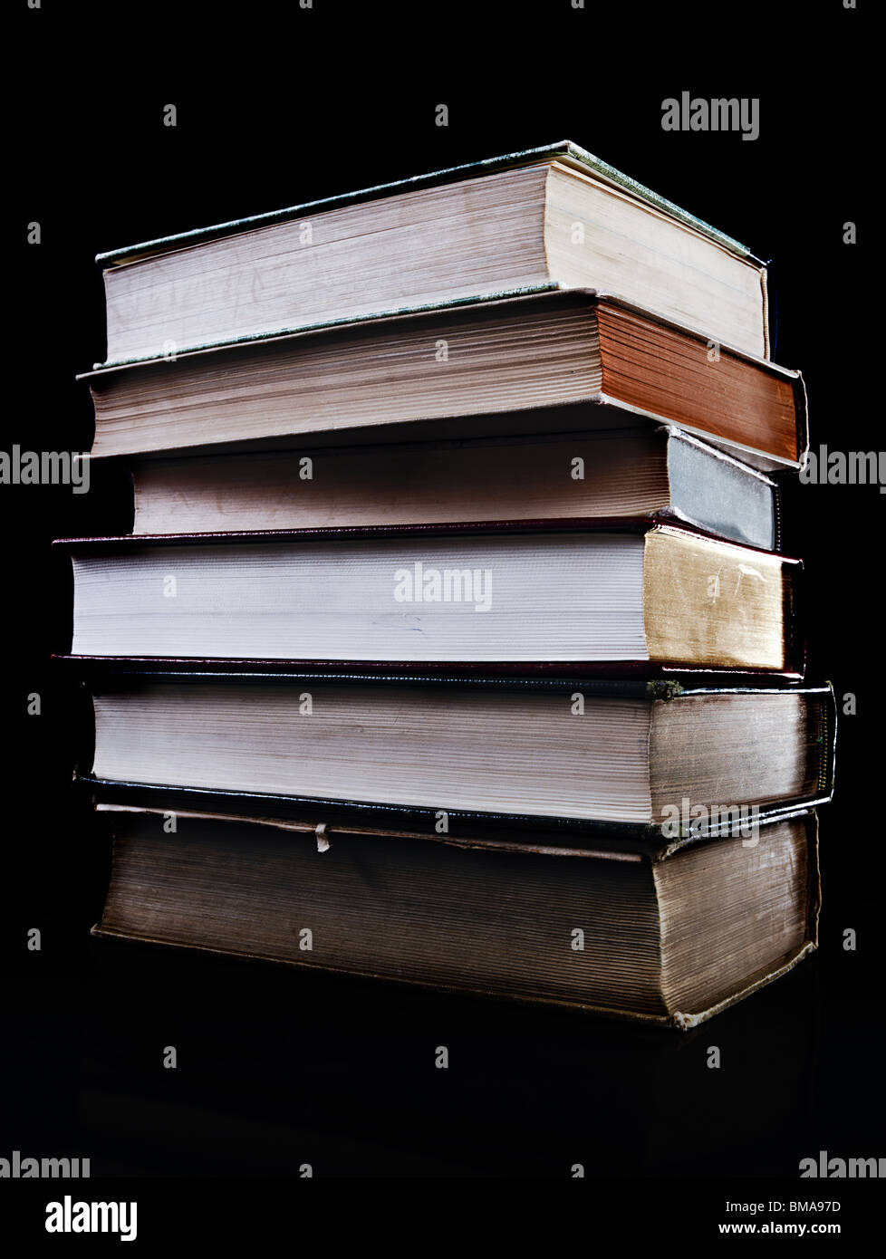 Stack of books Stock Photo - Alamy