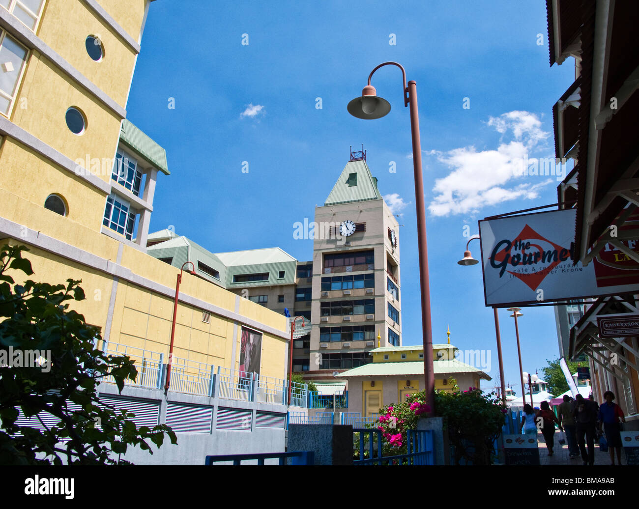 Namibia,Windhoek,foreshortening of the city center Stock Photo - Alamy