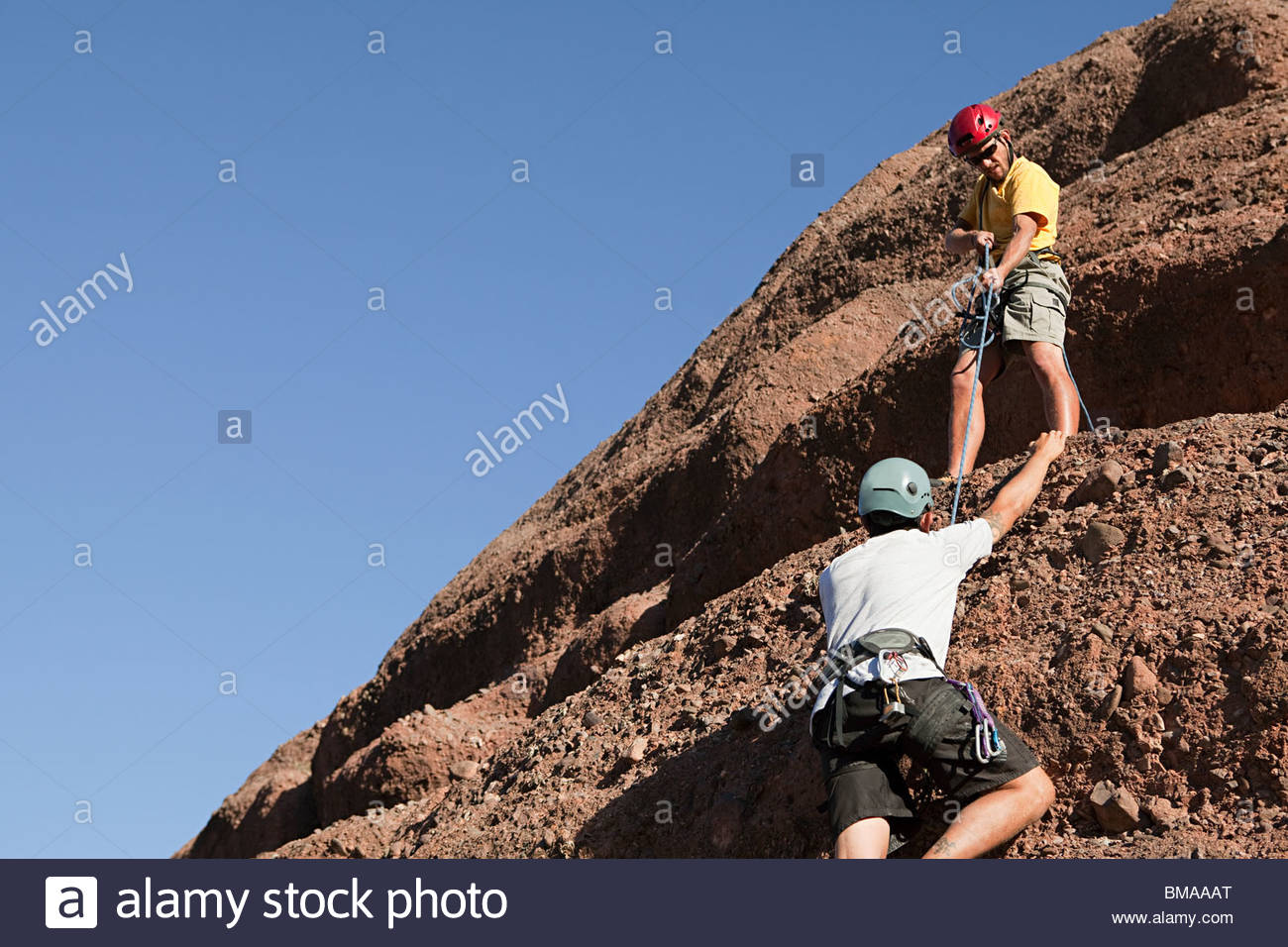 Mountain Climbing Rope Stock Photos & Mountain Climbing Rope Stock ...