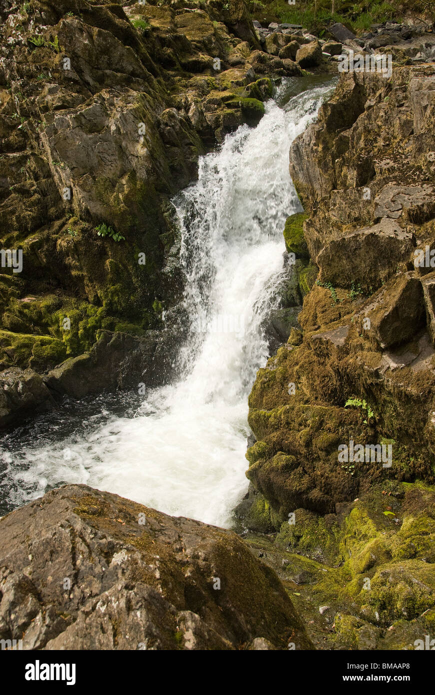 Waterfall in Cumbria Stock Photo - Alamy