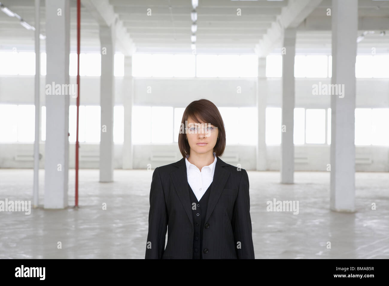 Woman in spectacles stands hi-res stock photography and images - Alamy