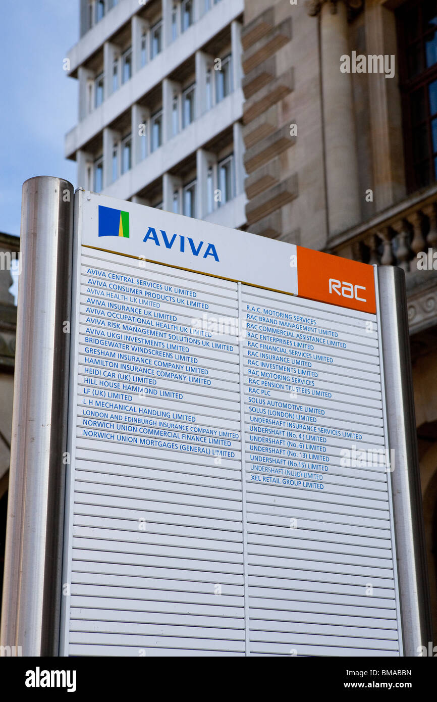 Aviva insurance building hi-res stock photography and images - Alamy
