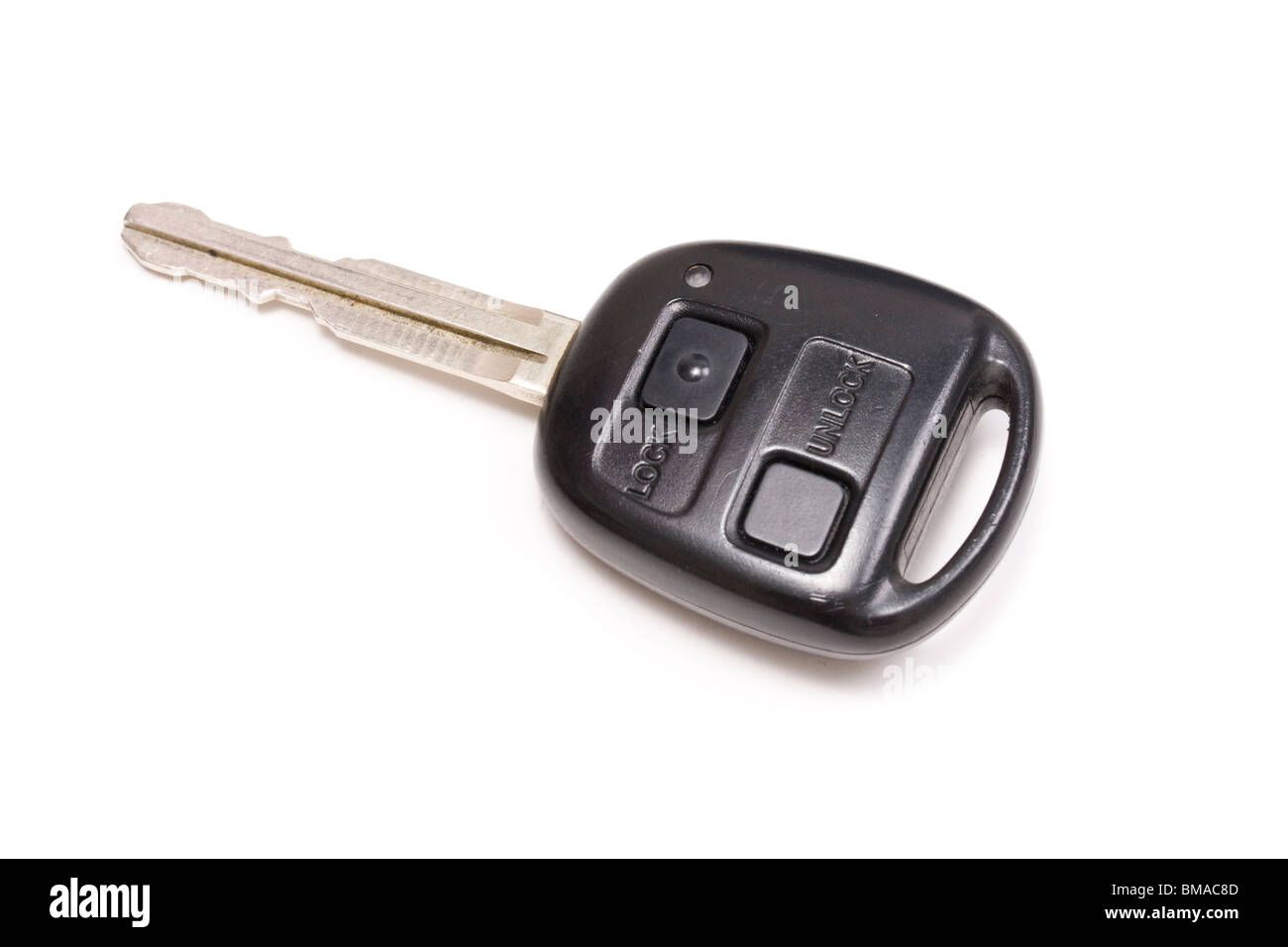 A car key isolated on white background Stock Photo - Alamy