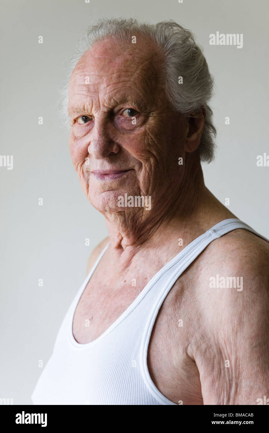 Portrait of Senior Man Stock Photo - Alamy