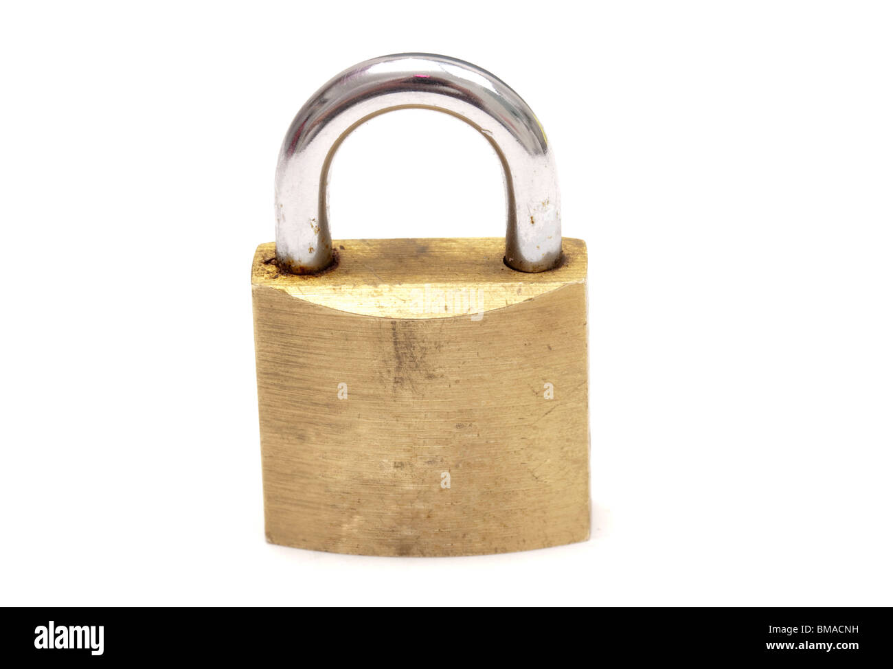 Padlock isolated on white background Stock Photo - Alamy