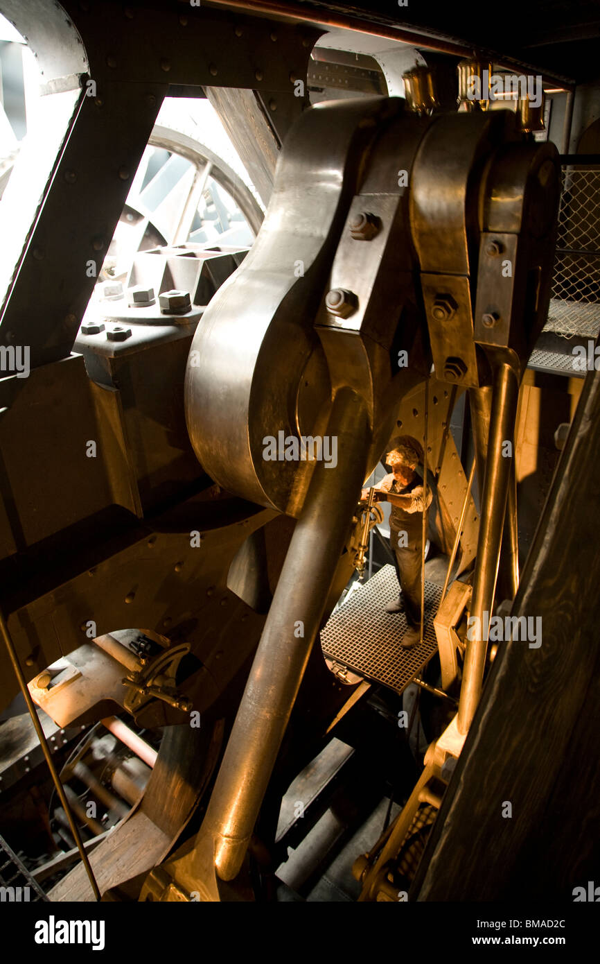 Steam engine, SS Great Britain maritime museum, Bristol, England Stock ...