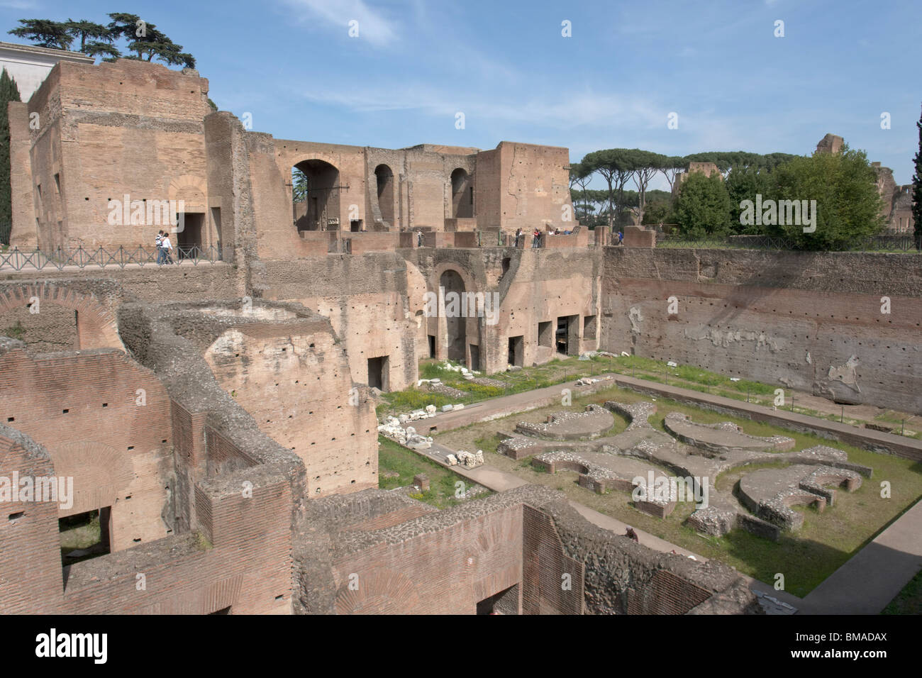 Rome, Italy. Ruins of the Domus Augustana Stock Photo - Alamy