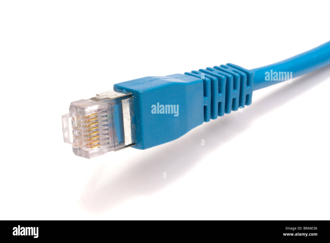 Computer Network Cable isolated on white background Stock Photo - Alamy