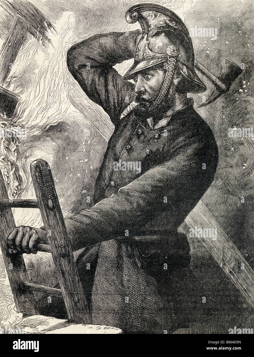 Fire Fighting 19th Century High Resolution Stock Photography and Images ...