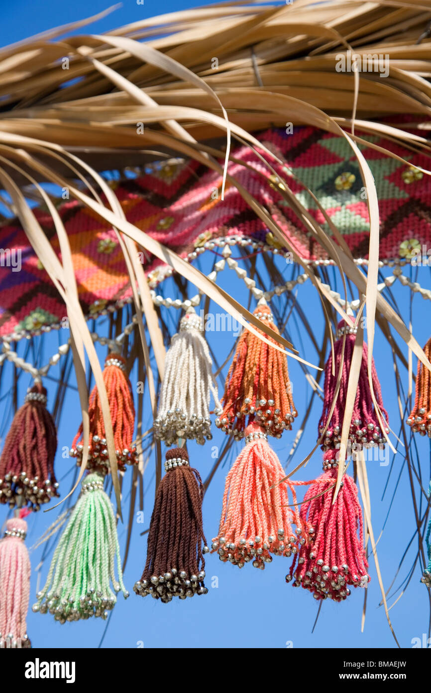 Colourful textile tassels in Israel Stock Photo - Alamy