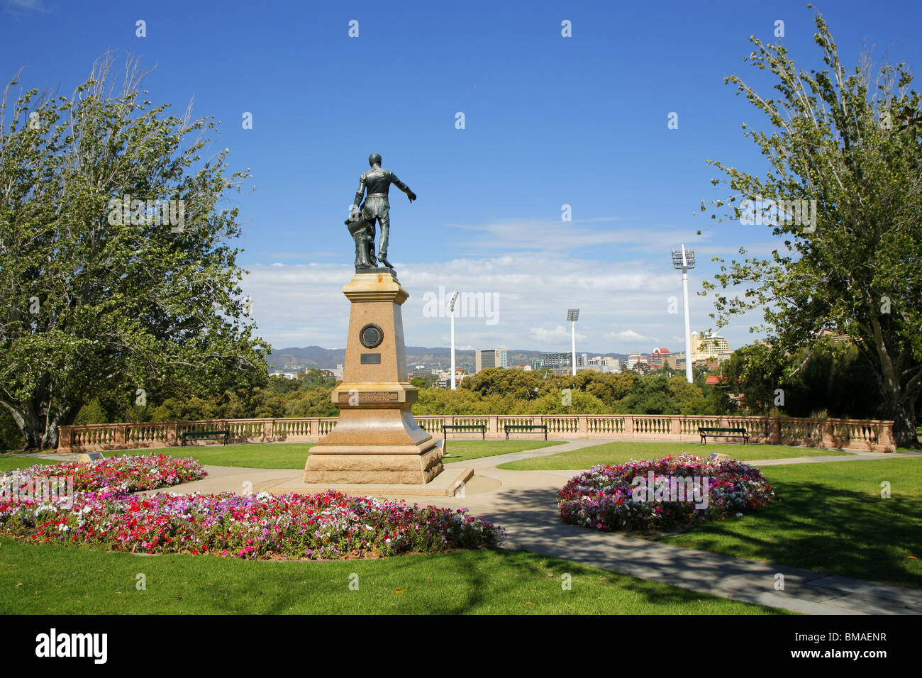 William Light Square Adelaide South Australia Stock Photo - Alamy