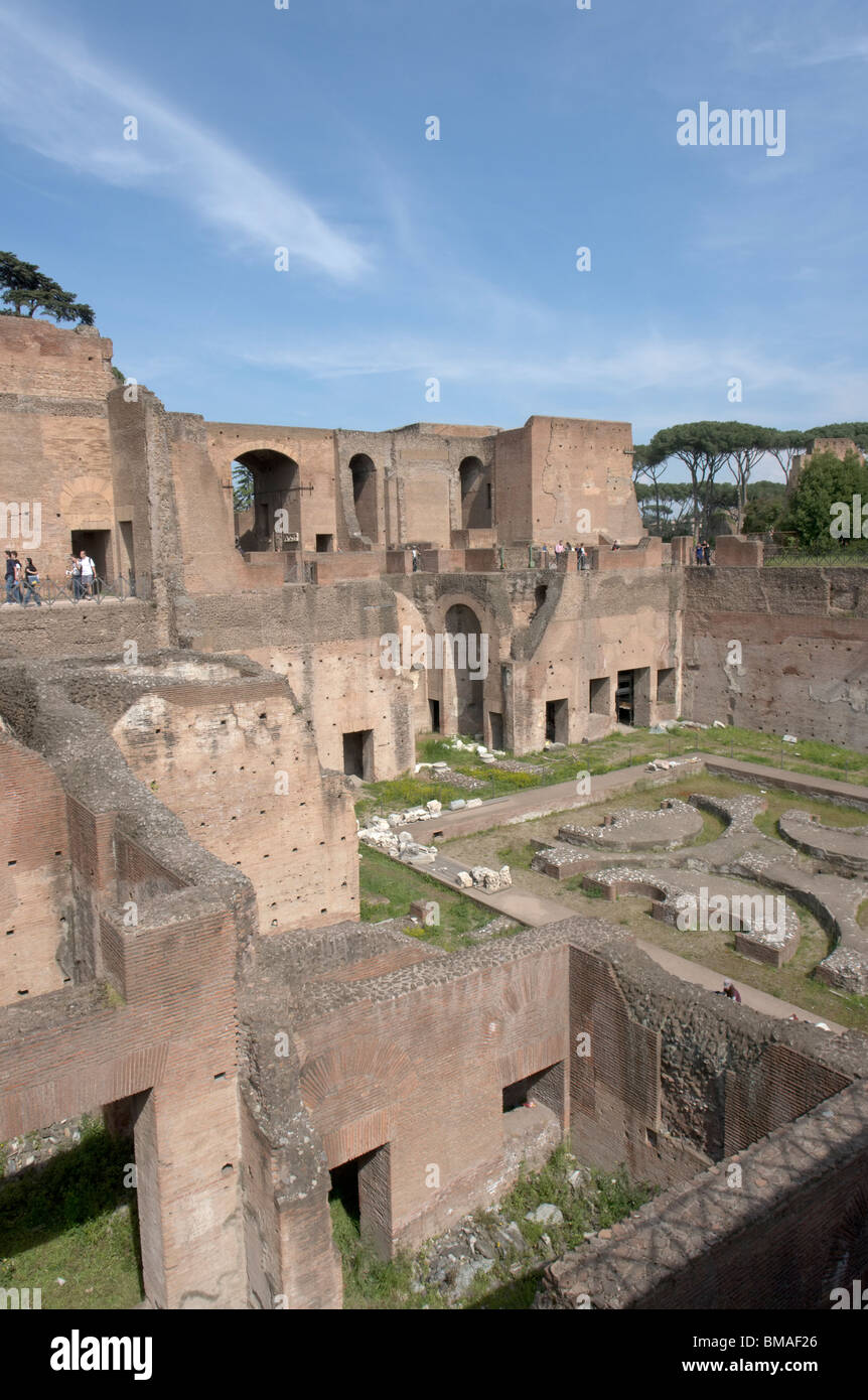 Rome, Italy. Ruins of the Domus Augustana Stock Photo - Alamy