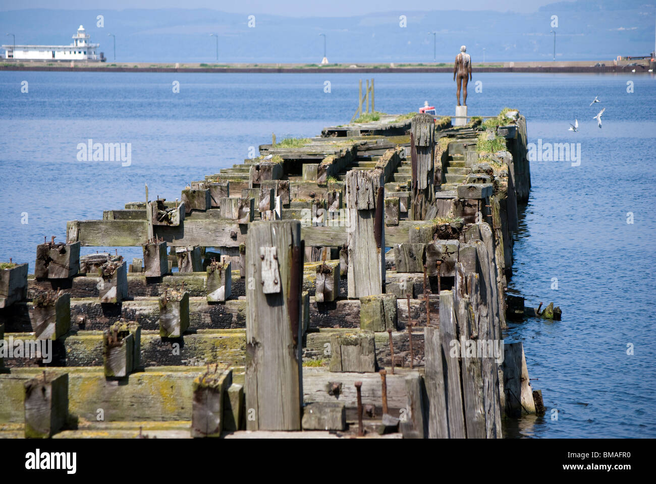 Old pier at Leith Docks, Edinburgh, Scotland Stock Photo - Alamy