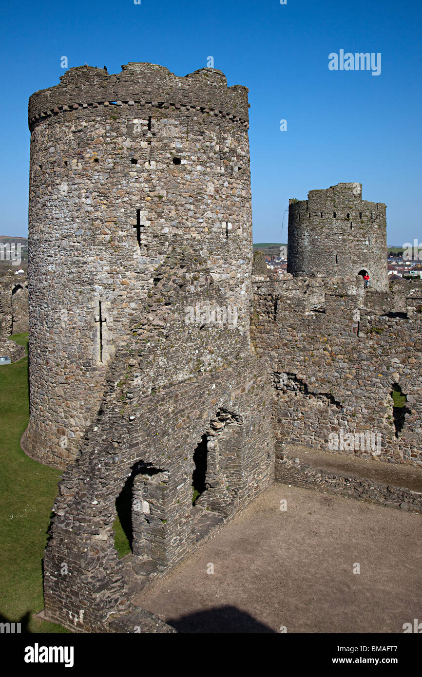 Ruin of Kidwelly Castle Carmarthenshire Wales UK Stock Photo - Alamy