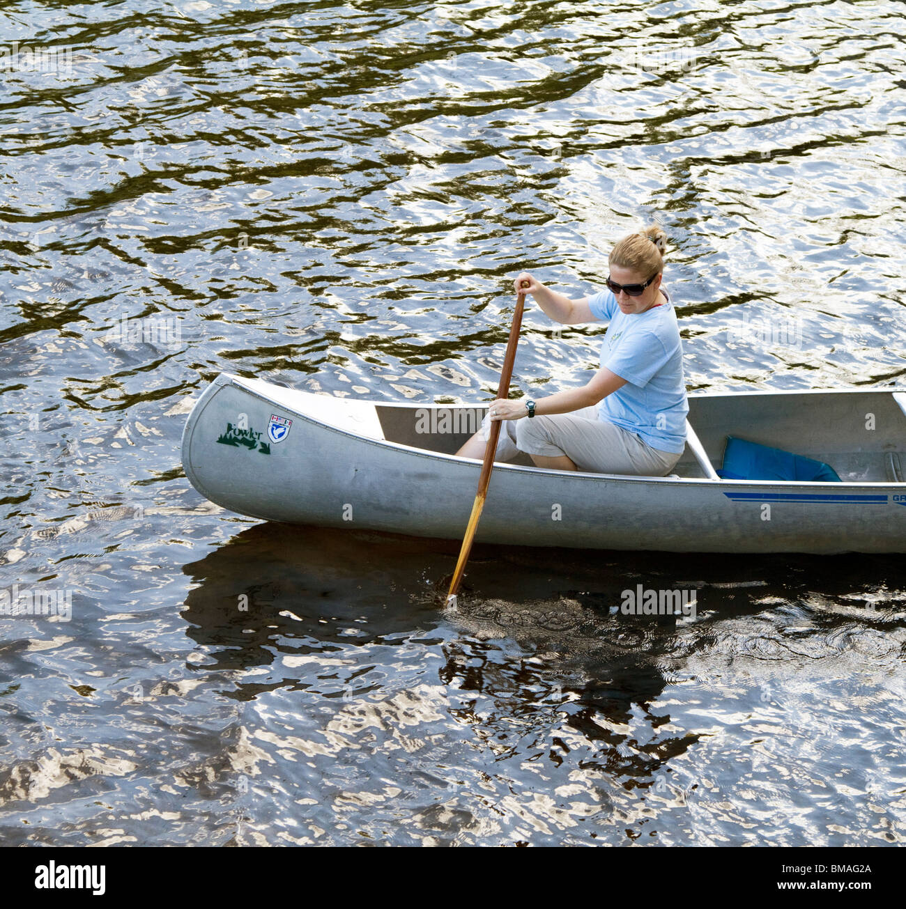 Aluminum canoe hi-res stock photography and images - Alamy