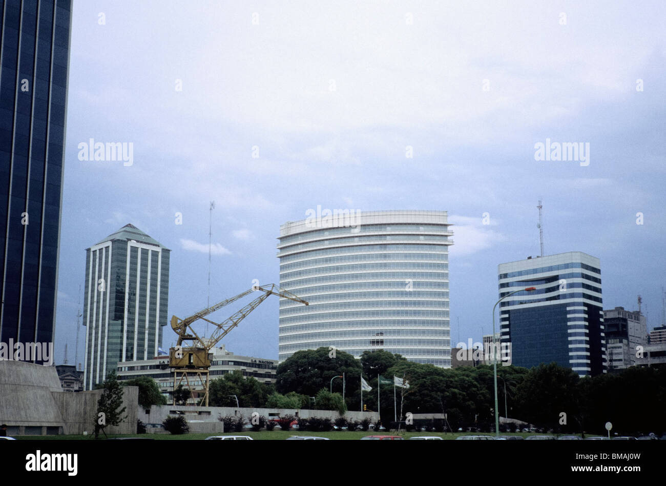 Buenos Aires, Argentina. Modern high-rise buildings seen from Puerto ...