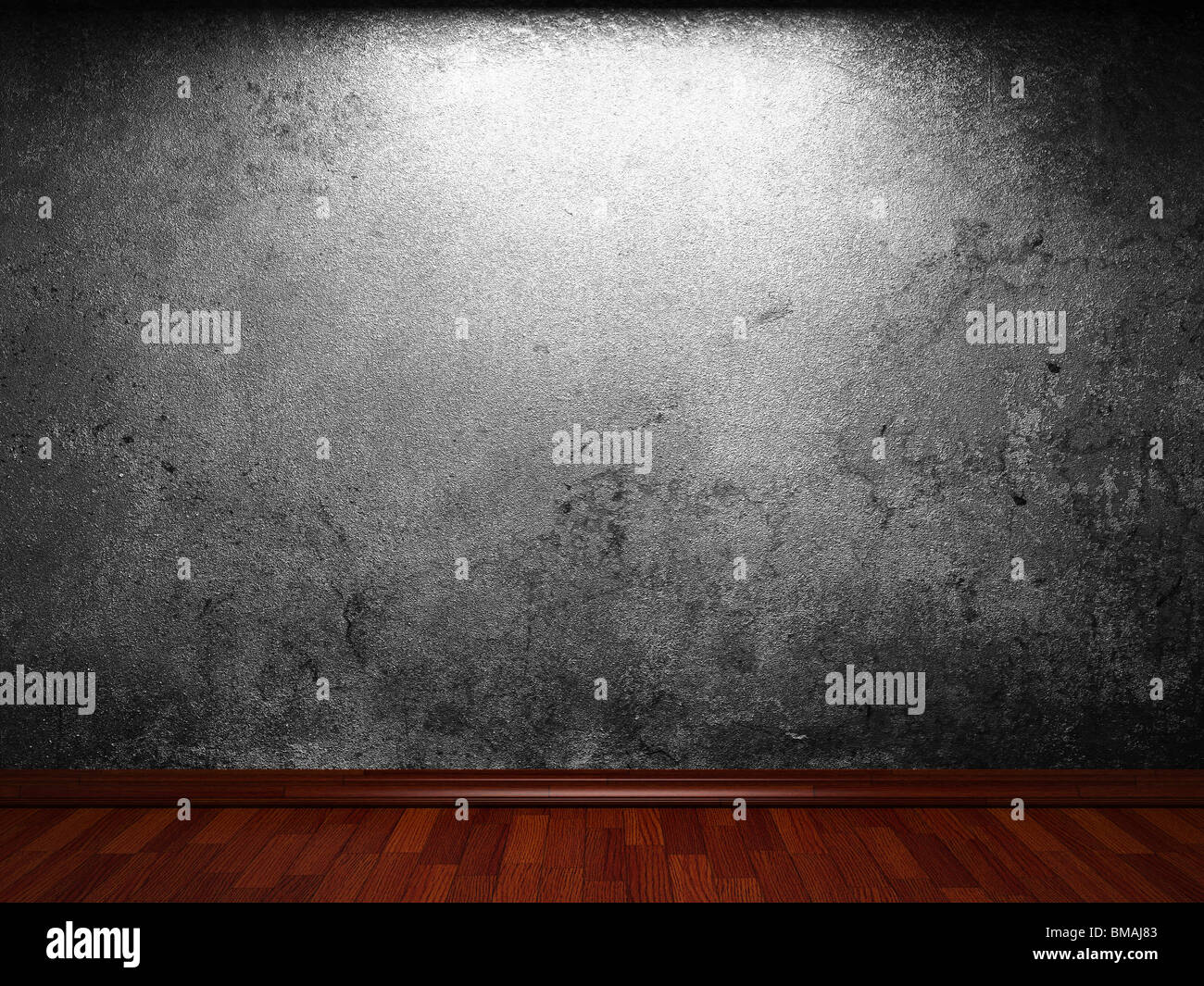 old concrete wall made in 3D graphics Stock Photo - Alamy