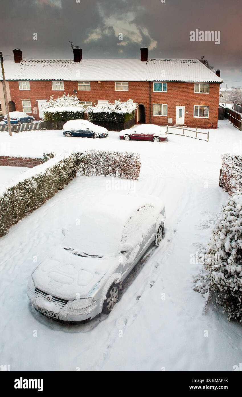 Deep Snow in Billingham, Cleveland, England Stock Photo - Alamy