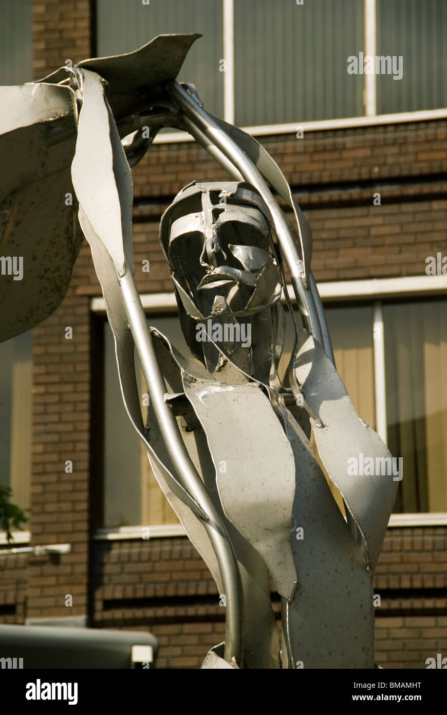'The Fabric of Manchester'. A sculpture by Clare Bigger at St. Mary's ...