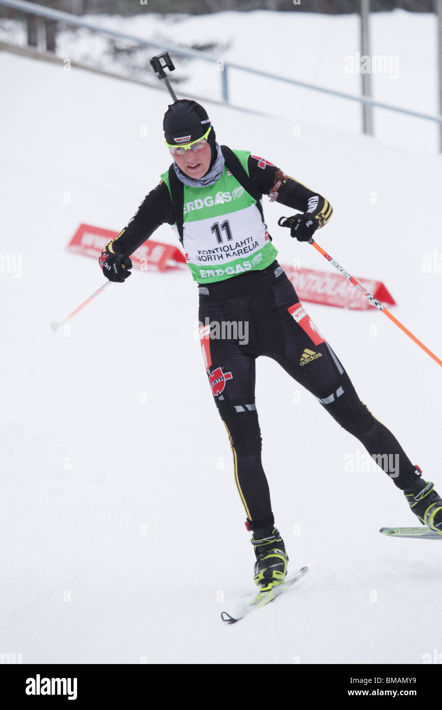 Tina Bachmann Germany Women 10km Pursuit IBU World Cup Biathlon ...