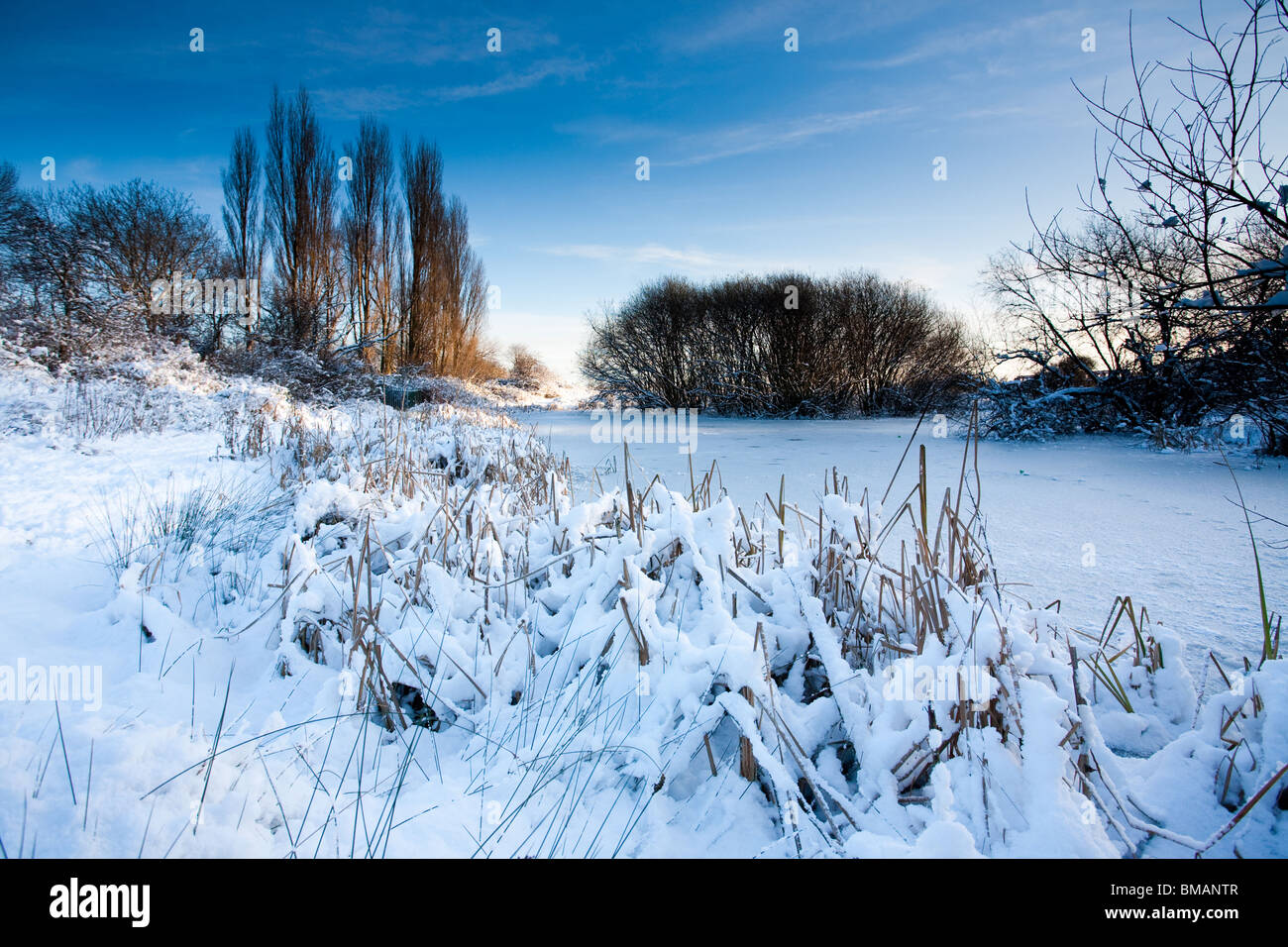 Deep snow charlies pond billingham hi-res stock photography and images ...