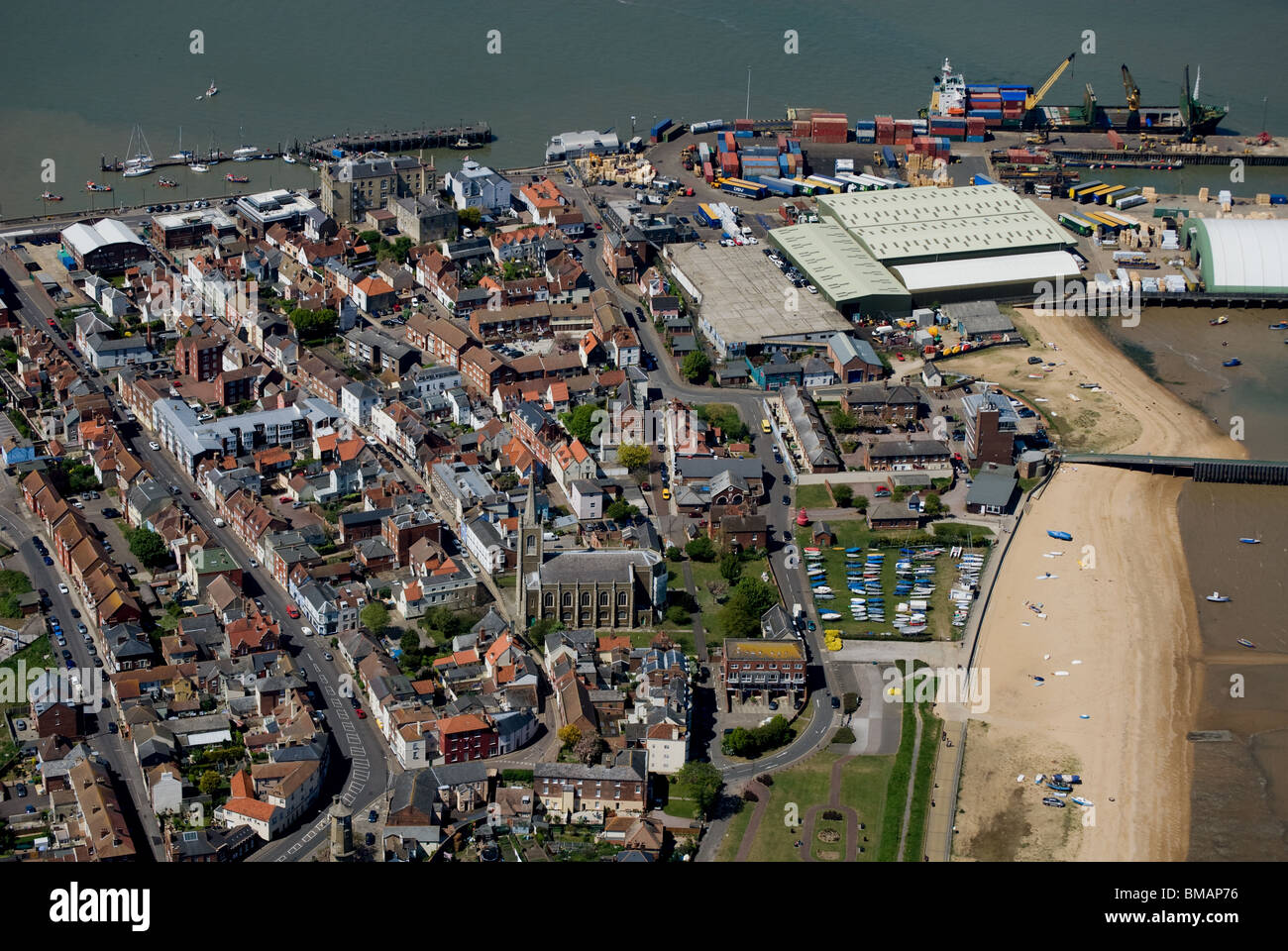 Aerial view harwich essex uk hi-res stock photography and images - Alamy