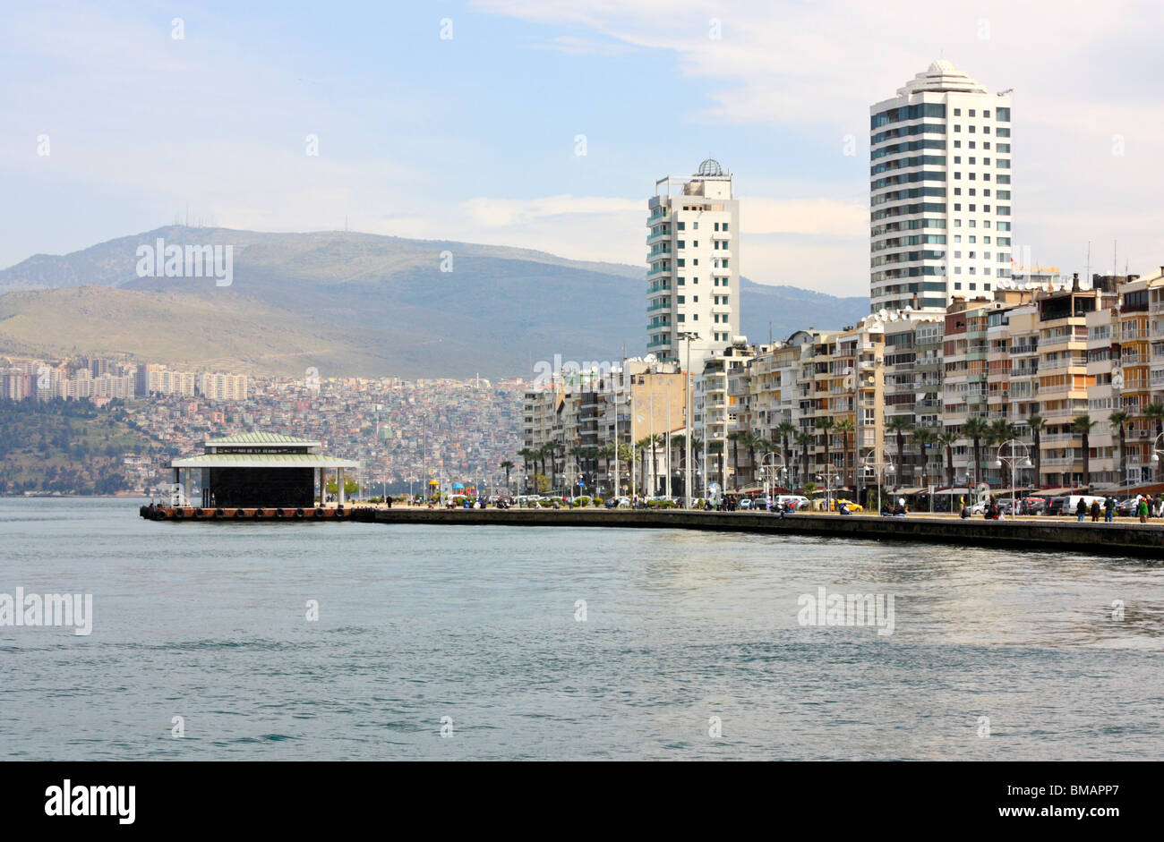 Alsancak Skyline Izmir Waterfront Stock Photo - Alamy