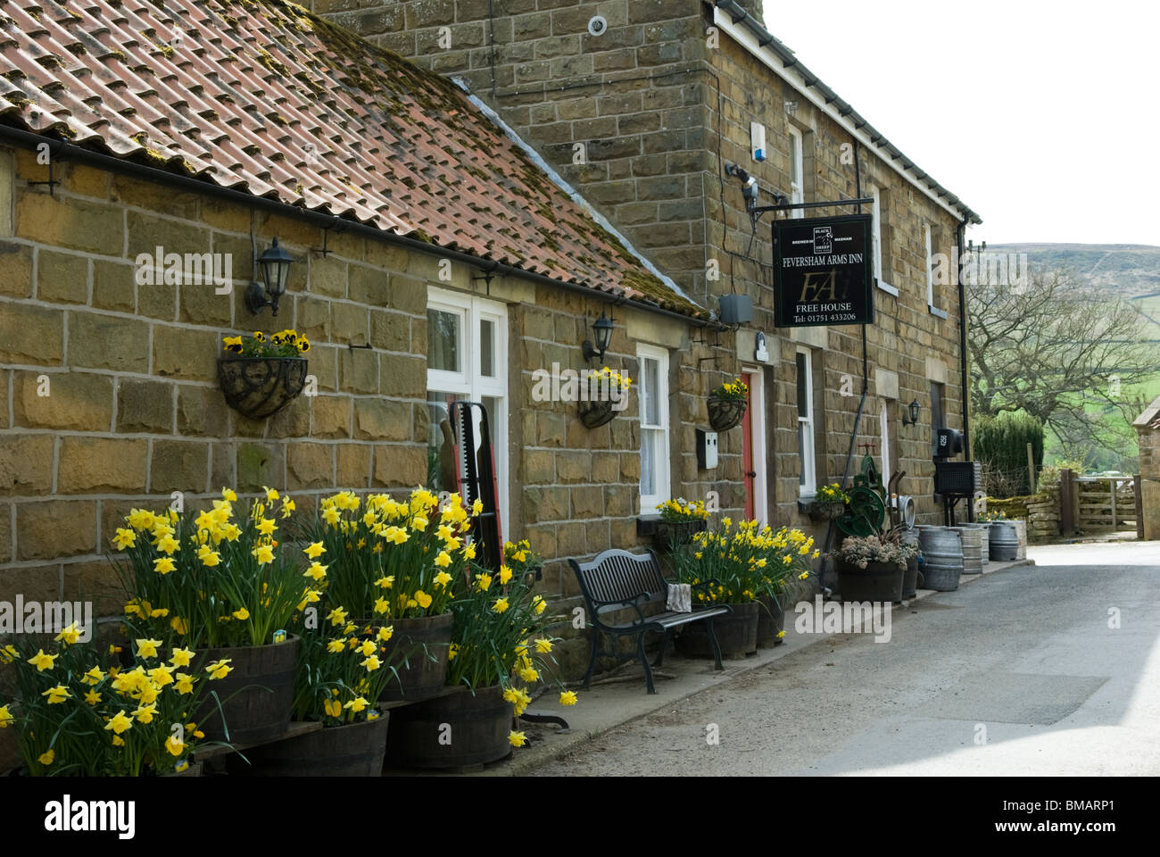 The Feversham Arms Inn, a country pub in Farndale, North Yorkshire ...