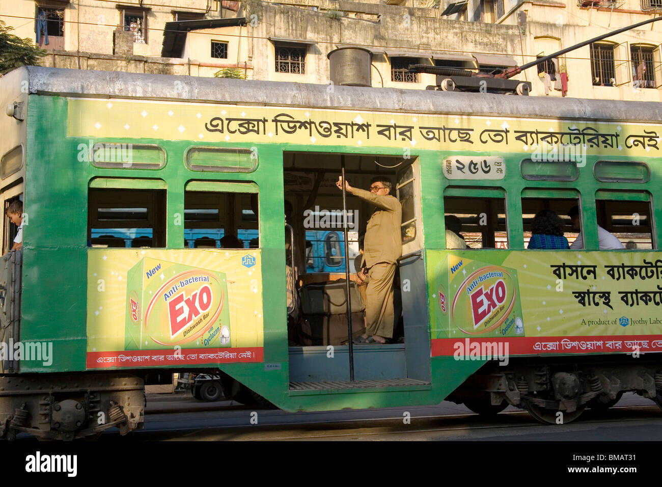 Calcutta tram way hi-res stock photography and images - Alamy