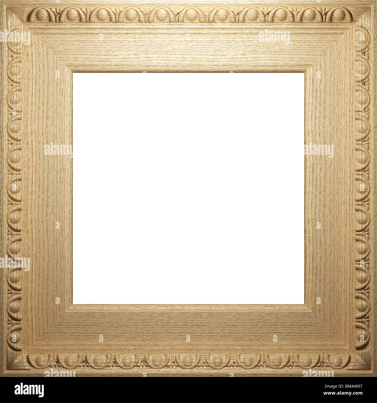 wooden antique frame made 3 D graphics Stock Photo - Alamy