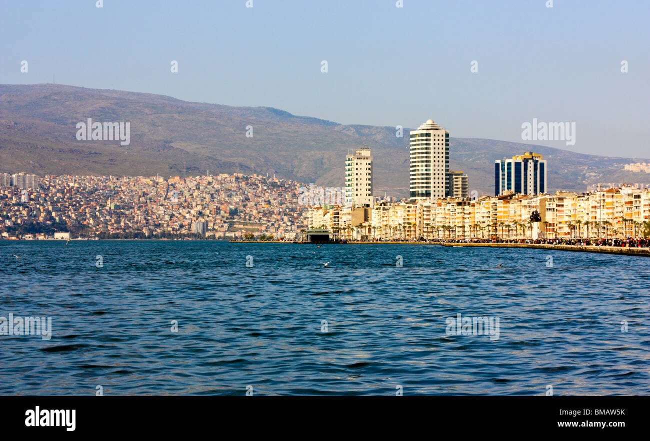 SKyline of Izmir at Alsancak Stock Photo - Alamy