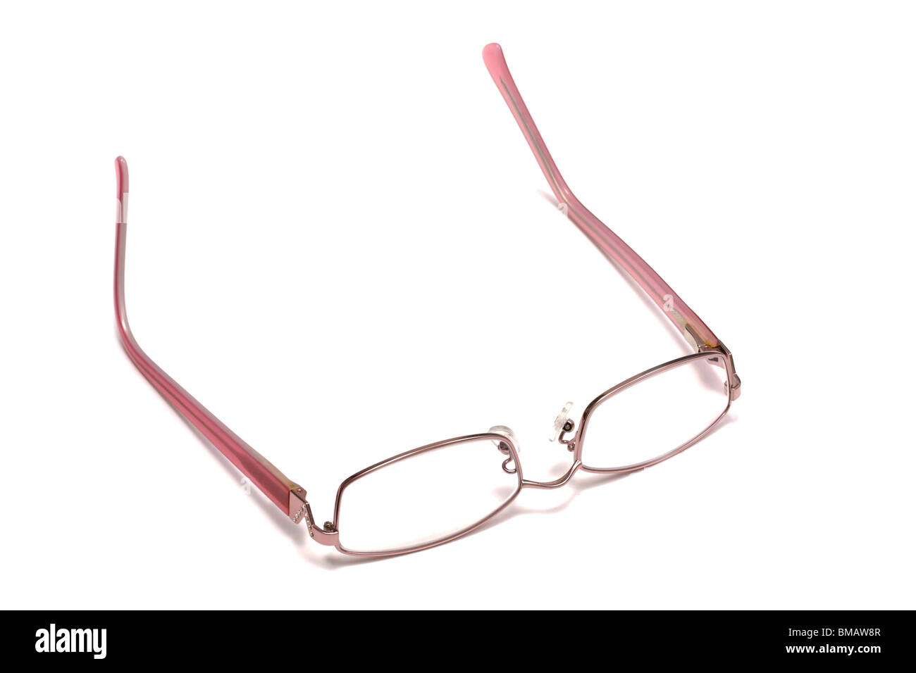 Glasses isolated on white Stock Photo - Alamy