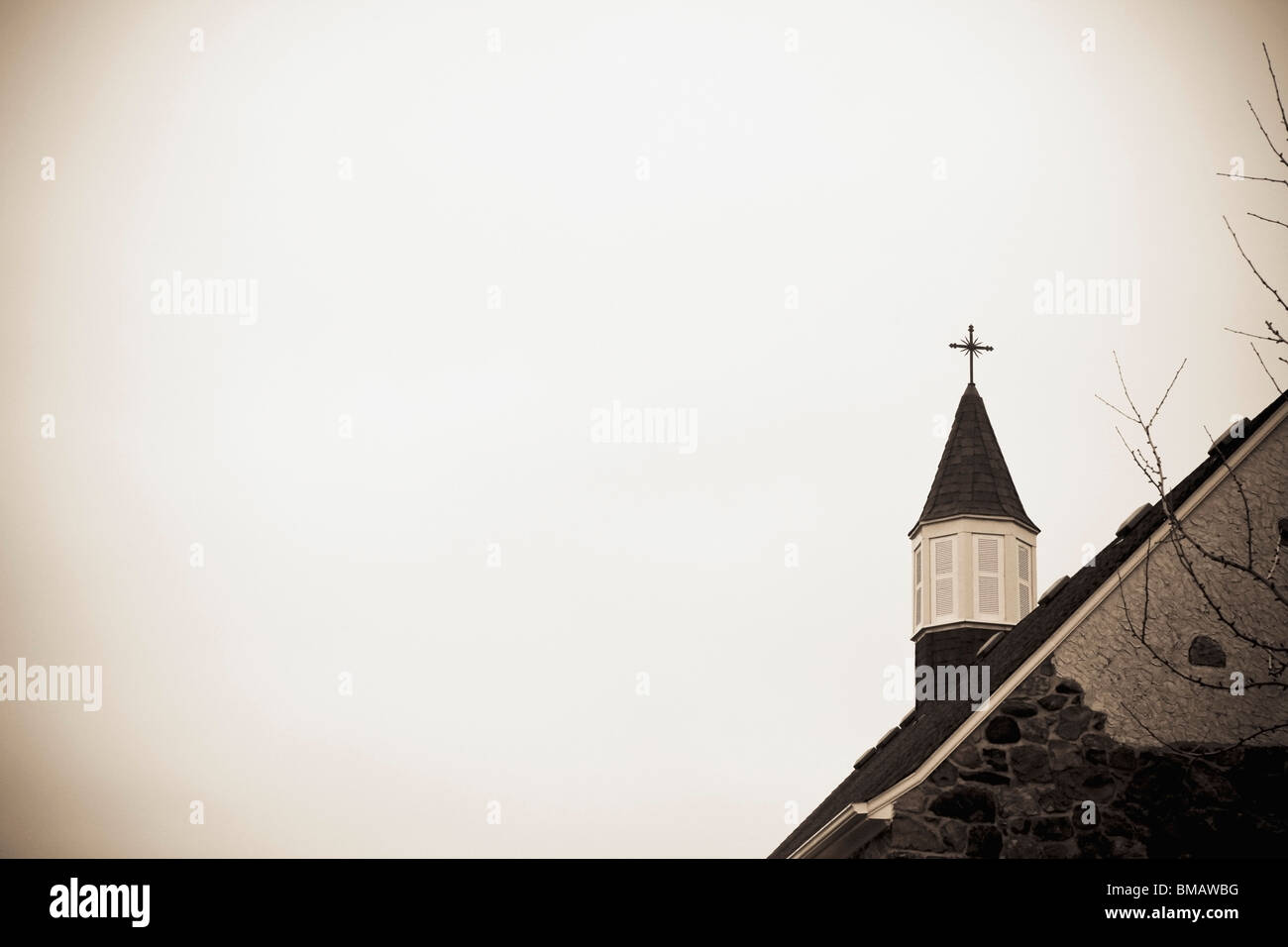 Church of the crucifix steeple hi-res stock photography and images - Alamy
