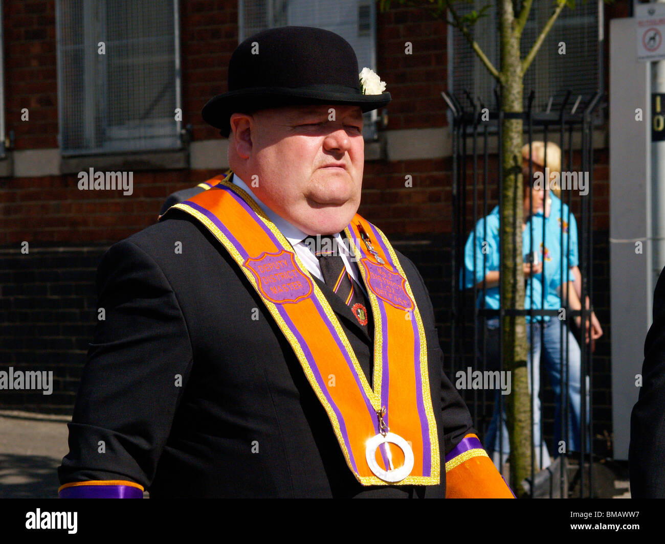 Orange orangeman sash order hi-res stock photography and images - Alamy