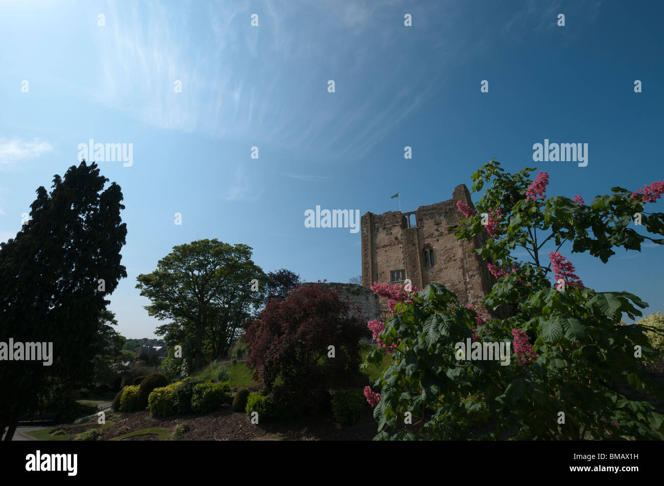 Guildford Castle Spring Stock Photo - Alamy