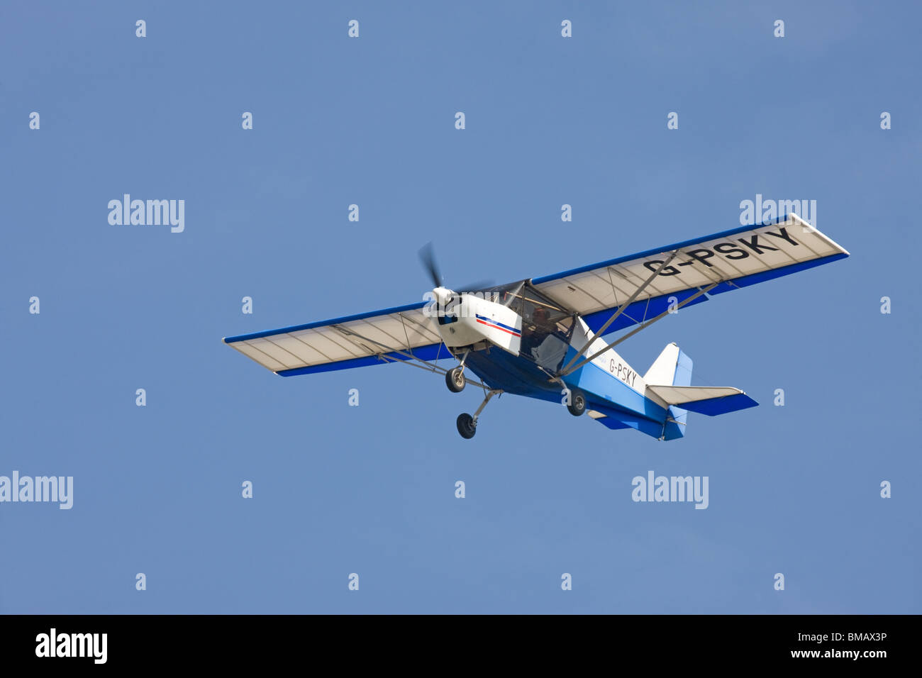 Skyranger 912S (1) G-PSKY microlight aircraft on final approach to land ...