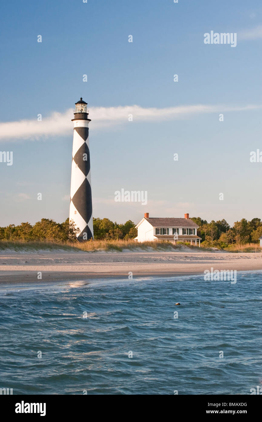 Cape Lookout Lighthouse on Cape Lookout National Seashore, North ...