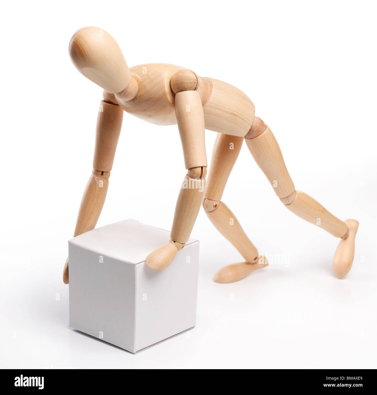 Man carry box hi-res stock photography and images - Alamy