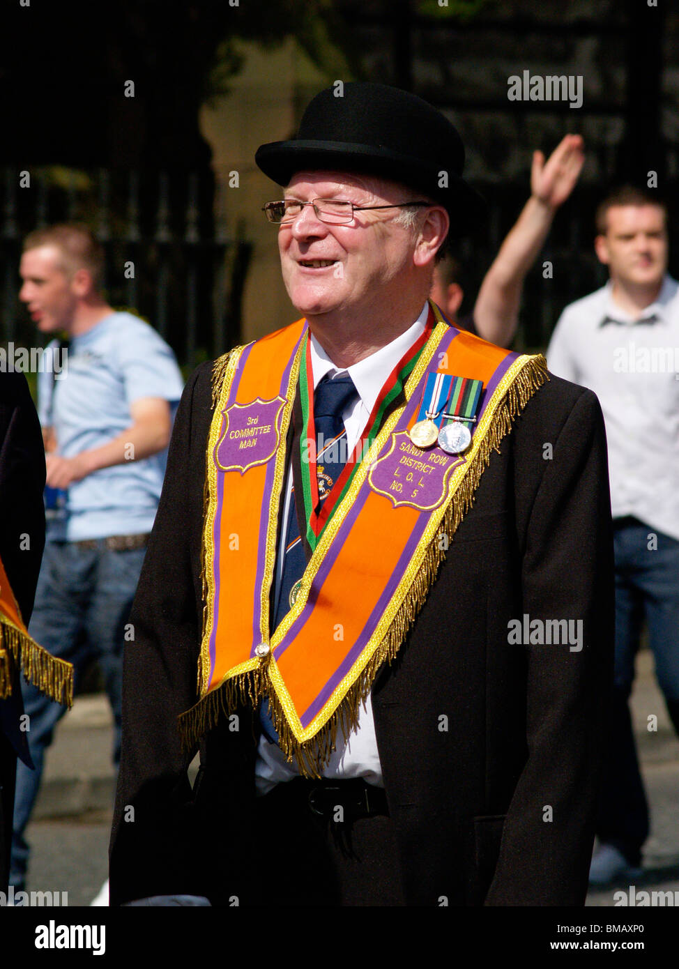 Orange orangeman sash order hi-res stock photography and images - Alamy