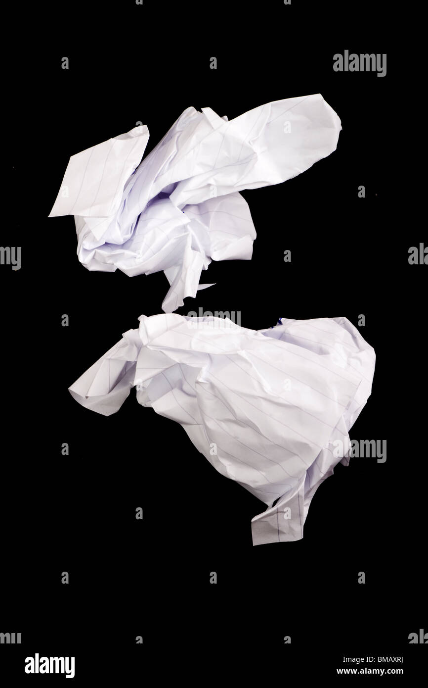 Paper screwed hi-res stock photography and images - Alamy
