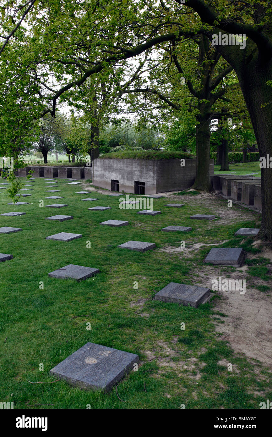 The Langemark First World War German military cemetery near Langemark ...