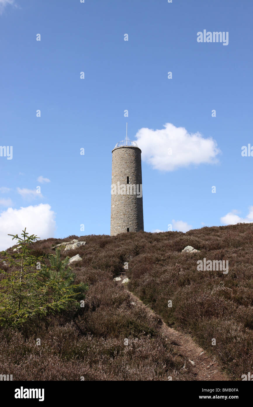 footpath leading to Scolty's Tower on Scolty Hill, near Banchory ...